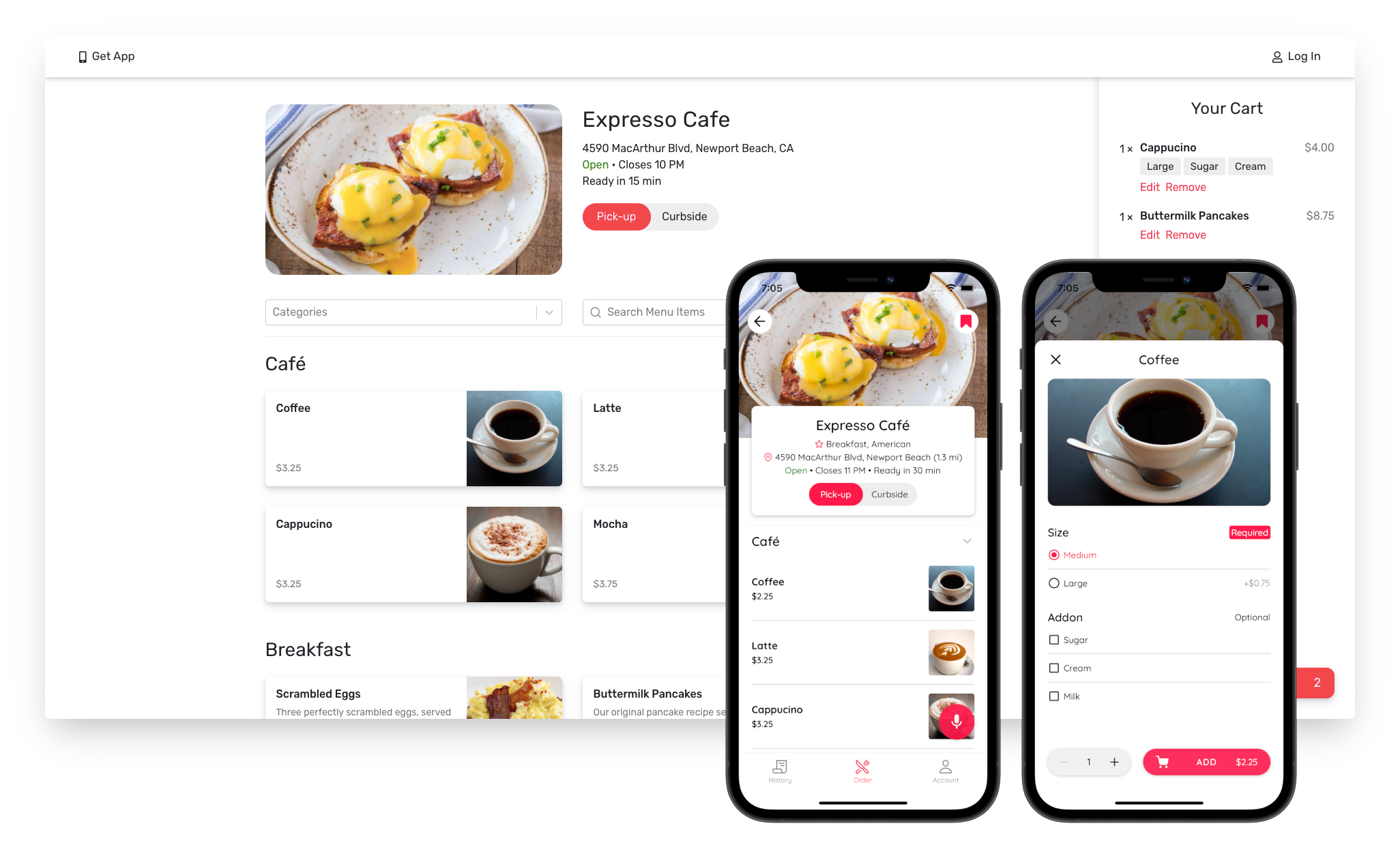 Expresso: Online Ordering for Restaurants